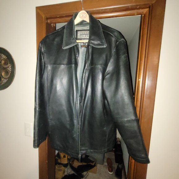 Wilsons Leather | Jackets & Coats | Large Black Wilson Leather Jacket ...